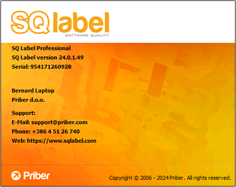 Custom labeling software - SQ Label - Barcode and label printing software